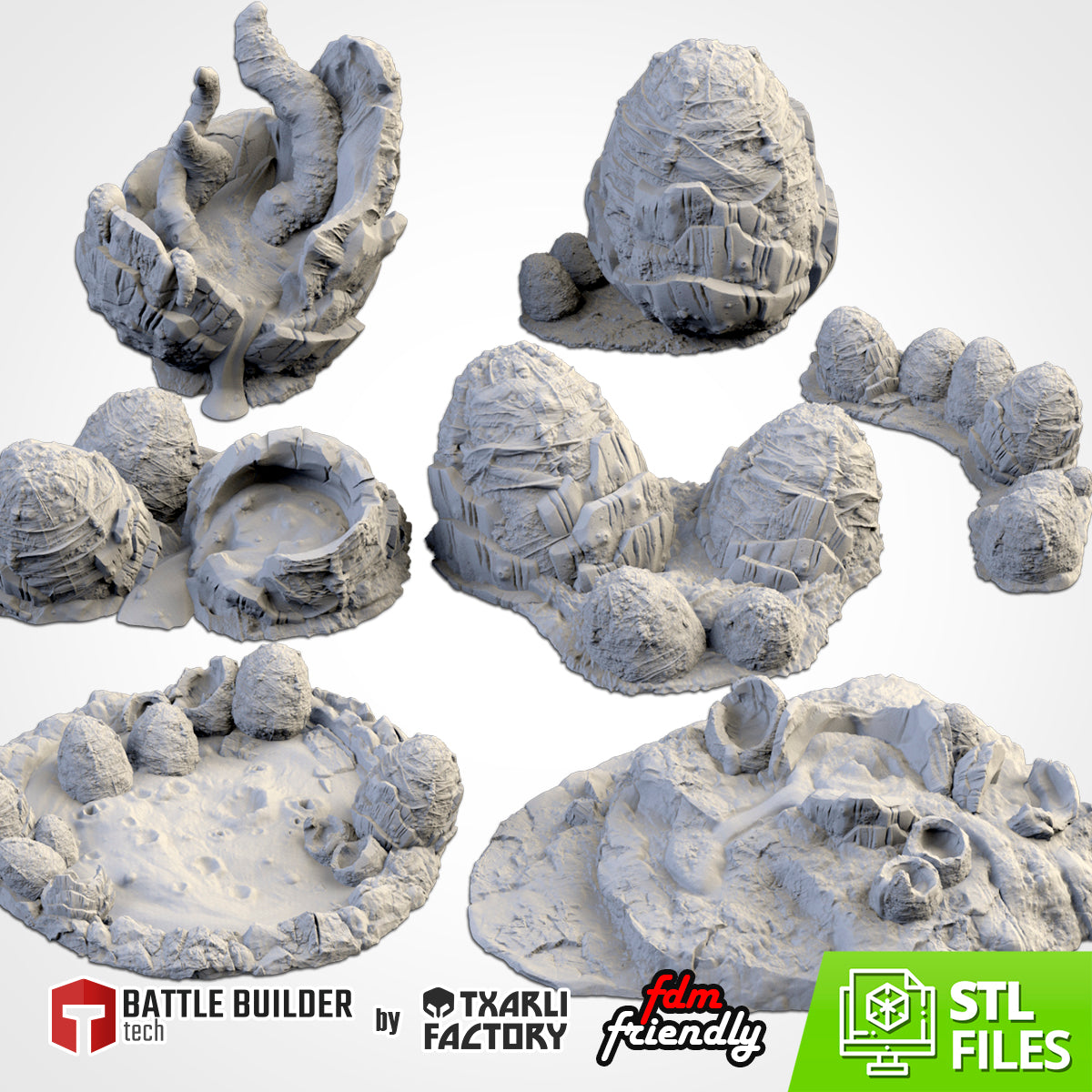 Home products alien-eggs-stl-files